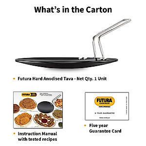 Hawkins-Futura Hard Anodized Concave Griddle Tava, 11-Inch Diameter
