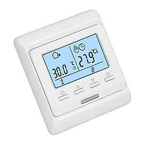 LANTRO JS Programmable LCD Thermostat for Floor and Water Heating,ME5516