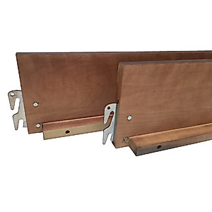 Cherry Finish Wood Bedrail (Cherry, 80")