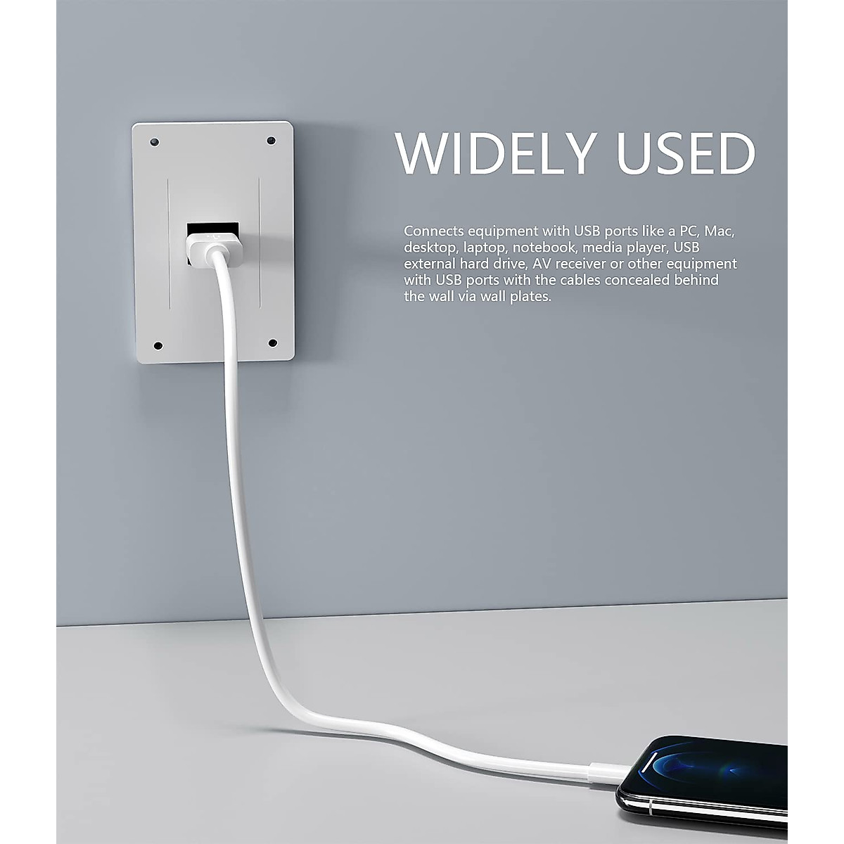 XIUXIU USB 3.0 Keystone Jack Inserts,5pcs USB to USB Adapters Female to Female Connector,Female Coupler Insert Snap-in Connector Socket Adapter Port for Wall Plate Outlet Panel-Black(Black-5 Pack)