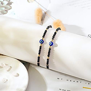 Tarsus Evil Eyes Bracelet Adjustable Ojo Turco Kabbalah Amulet Nazar Bracelets for Family Women Men Teen