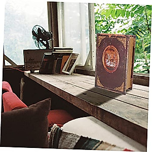 Garneck Box Bible Storage Box Para Mesa De Secret Book Safe Box Christmas Gift Box Fake Books Xmas Bible Ornament Wood Bible Box Wood Bible Case Office Wood Wooden Props