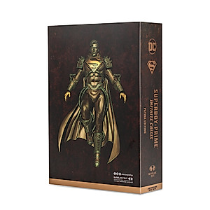 BANDAI McFarlane DC Multiverse Superboy-Prime Patina Edition 7" Action Figure - Ultra Articulated Collectible with Exclusive Patina Paint Armor (Infinite Crisis)