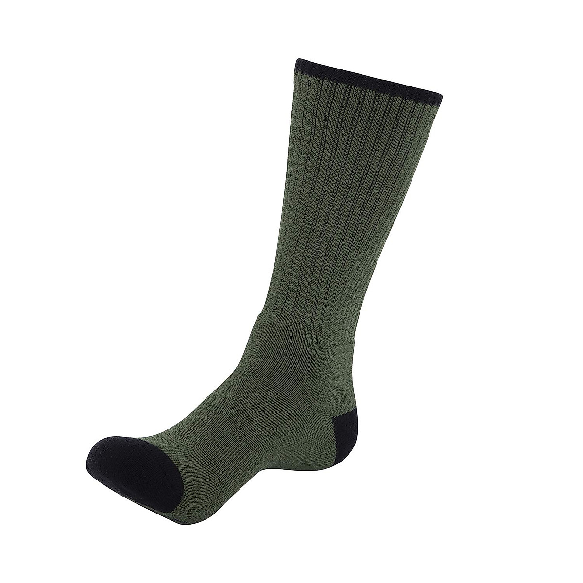 KONY Men's 5 Pairs Thick Cushion Hiking Walking Socks, Wicking Outdoor Sports Crew Socks (Mix-2, Medium(US Shoe Size 8-11))