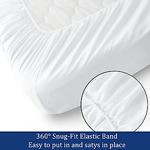 RV Short Queen Sheets Set - 600 Thread Count, 100% Egyptian Cotton Sheets - 4 Piece Bed Sheets for RV Short Queen Size Bed - Sateen Weave Hotel Quality Sheets, Breathable & Cooling (White)