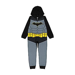 DC Comics Baby Boys Batman Hooded Blanket Sleeper Pajama Set, Hero Protector, 8 US