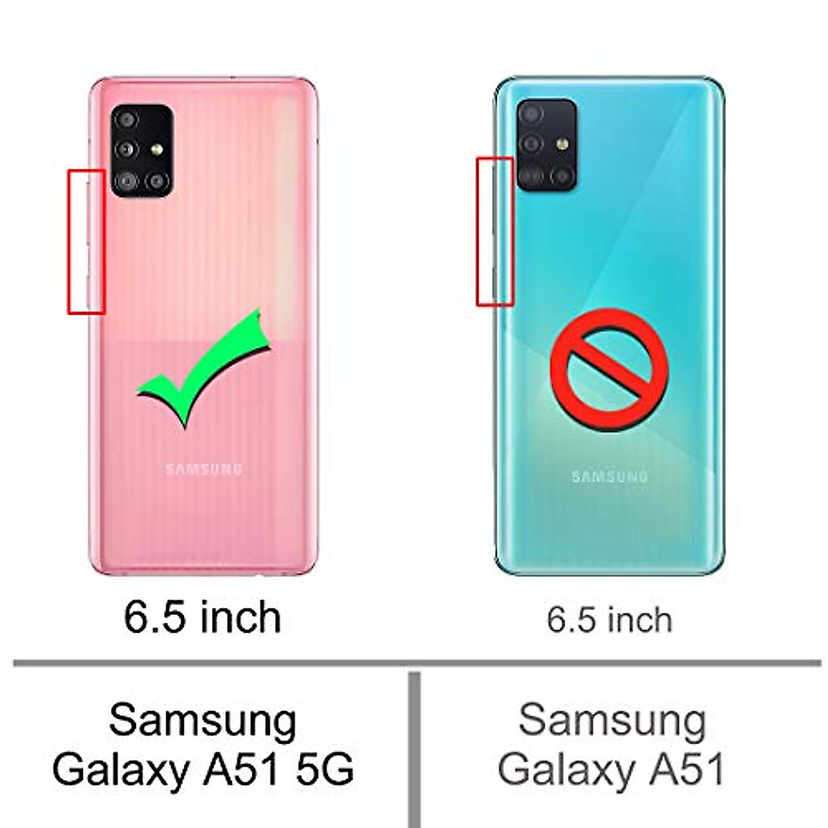 Osophter for Galaxy A51 5G Case Clear Transparent Reinforced Corners TPU Shock-Absorption Flexible Cell Phone Cover for Samsung Galaxy A51 5G(Clear)