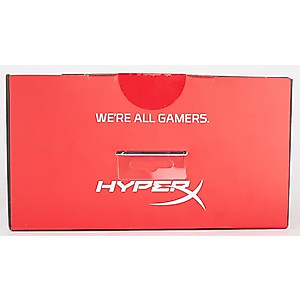 HyperX Cloud Alpha Wireless - Gaming Headset for PC, 300-hour battery life, DTS Headphone:X Spatial Audio, Memory foam, Dual Chamber Drivers, Noise-canceling mic, Durable aluminum frame,Red