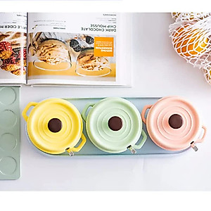 seasoning container,Seasoning Jar Ceramic Sugar Shaker Salt Shaker Multi-Functional Kitchen Seasoning Box Combination Seasoning Storage Household ( Color : Yellow )