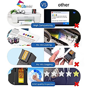 65XL Black Ink Cartridge Replacement for HP Ink 65 HP65 XL HP65XL for DeskJet 3755 3700 3752 3772 3720 3723 2600 2621 2622 2652 2655 Envy 5055 5000 5052 5014 5010 AMP 100 120 130 Printers (2 Pack)