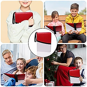 SVJEFY 4-Pocket Card Binder, Trading Card Binder Holder with 60 Removable Sleeves that Fits 480 Cards, Card Binder Collect Holder Album, Carrying Case Binder Album