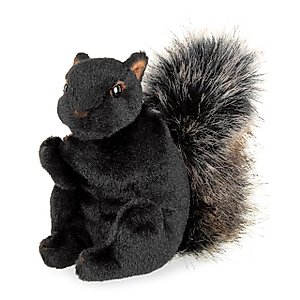 Bearington Acorn Black Plush Squirrel Stuffed Animal