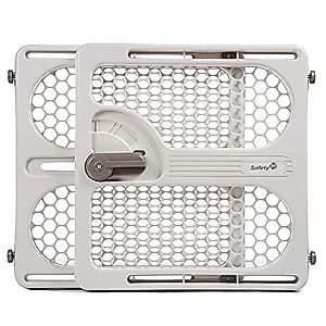 Safety 1st Pressure Mount Easy Fit Security Gate, Fits Spaces between 28" and 40" Taupe