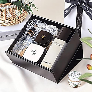 JiaWei Gift Box 8.2x7.5x3.5 Inches, Halloween Thanksgiving Christmas Children's Day, Magnetic Gift Box, Collapsible Bridesmaid Proposal Box, Decorative Gift Box for Present, Wedding,Christmas