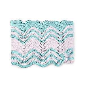 Bernat Baby Blanket Yarn - Big Ball (10.5 oz) - 2 Pack with Pattern Cards in Color (Seafoam)