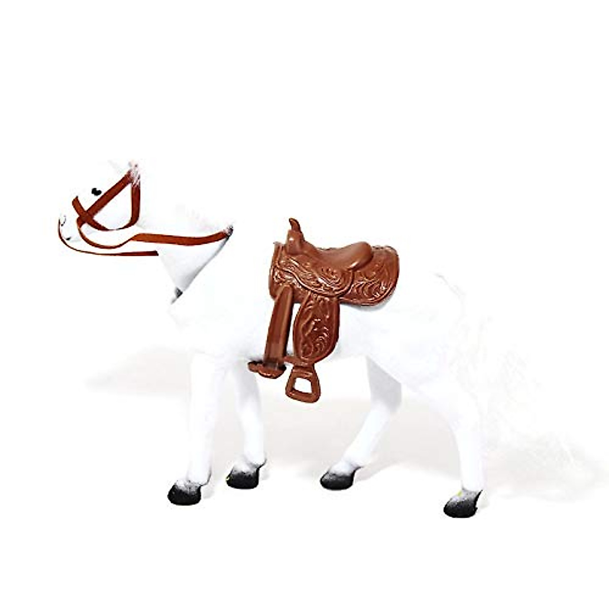 Batty Bargains Majestic Bobblehead Horse with Dashboard Adhesive (White)