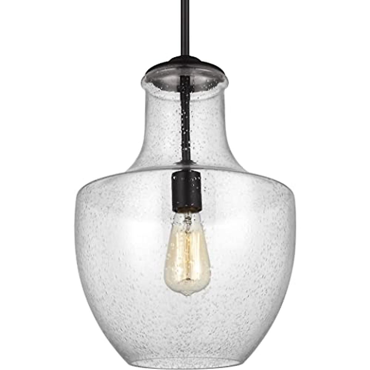 Sea Gull Lighting P1461ORB Baylor One Light Pendant, Oil Rubbed Bronze