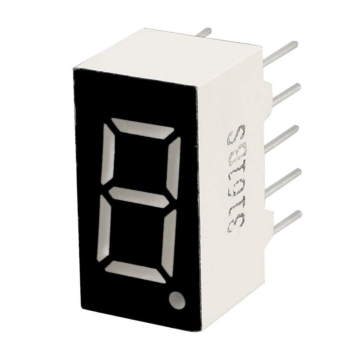 uxcell Common Anode 10 Pin 1 Bit 7 Segment Display 0.55 x 0.3 x 0.33 Inch 0.35" Red LED Display Digital Tube 10pcs