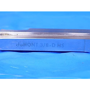 Dumont 3/8-D HSS Keyway Broach 3/8 Cutting Width + 1 1/2D Bushing Sleeve USA - MB11706CG2