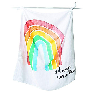 lulujo Baby First Year Milestone Blanket and Cards Set, A Dream Come True