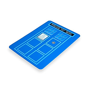 Doctor Who TARDIS Cutting Board - Flexible Silicone, with Non-Slip Base