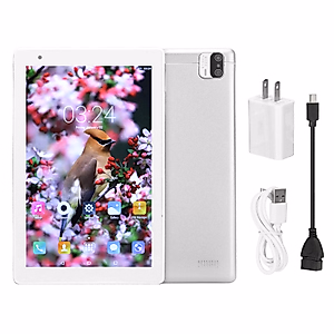 AMONIDA Tablet, Dual Camera Long Battery Life 2GB RAM 32GB ROM OctaCore Processor 8.0 Travel (US Plug)