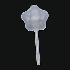 Didamx 300pcs 4ml Cupcake Pipettes, 5 Shapes Mini Disposable Transfer Pipettes Droppers for Jam, Strawberries, Cupcake, Chocolate, Ice Cream