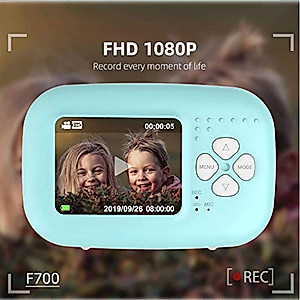 LKYBOA Plastic Small SLR Children's Camera -Kids Camera, Camera for Kids Video Cameras Kids Digital Camera Year Old Girl with Card