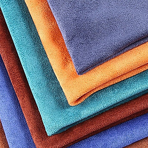 NASTASSA Microfiber Suede Fabric Self Adhesive Car Wrapping Film Imitation Leather Decorative Trims for Headliner Car Seat Center Console (Black), AF0855