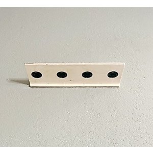 Bush Acres Dezirae- 18" Smart Gym Organizer - 4 Flush T Lock Clips - Includes Shelf - Compatible w Tonal TLock Accessories