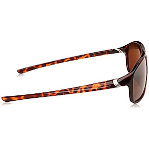 Tag Heuer 66 6044 211 651003 Rectangular Sunglasses, Tortoise Brown, 65 mm