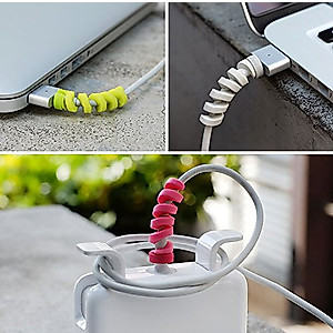 Lead Trend CP-0101 Twist Cable Protective Cover, Gray, Set of 4