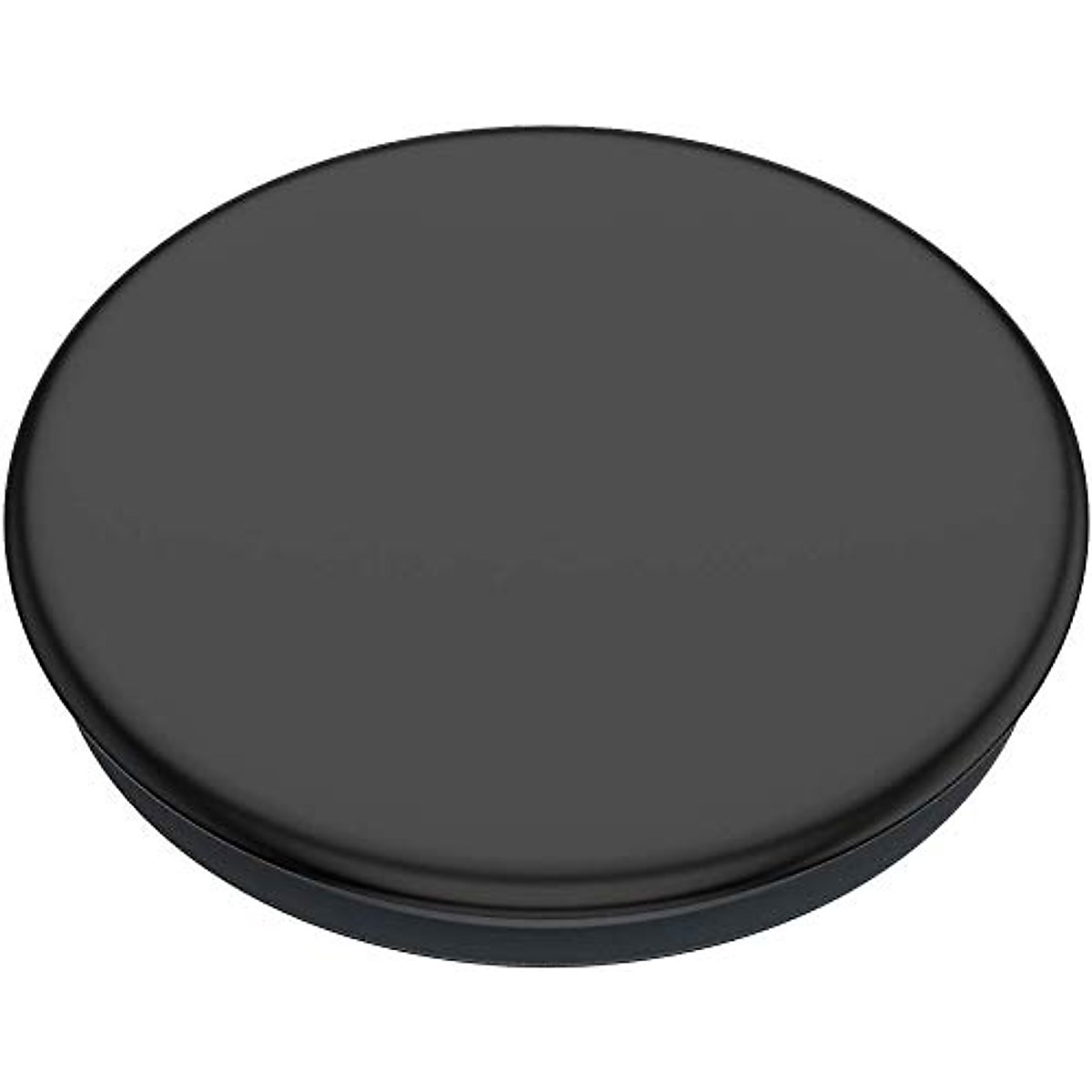 PopSockets : PopGrip Basic - Extendable Base and Grip for Smartphones and Tablets [Top Not Replaceable] - Black
