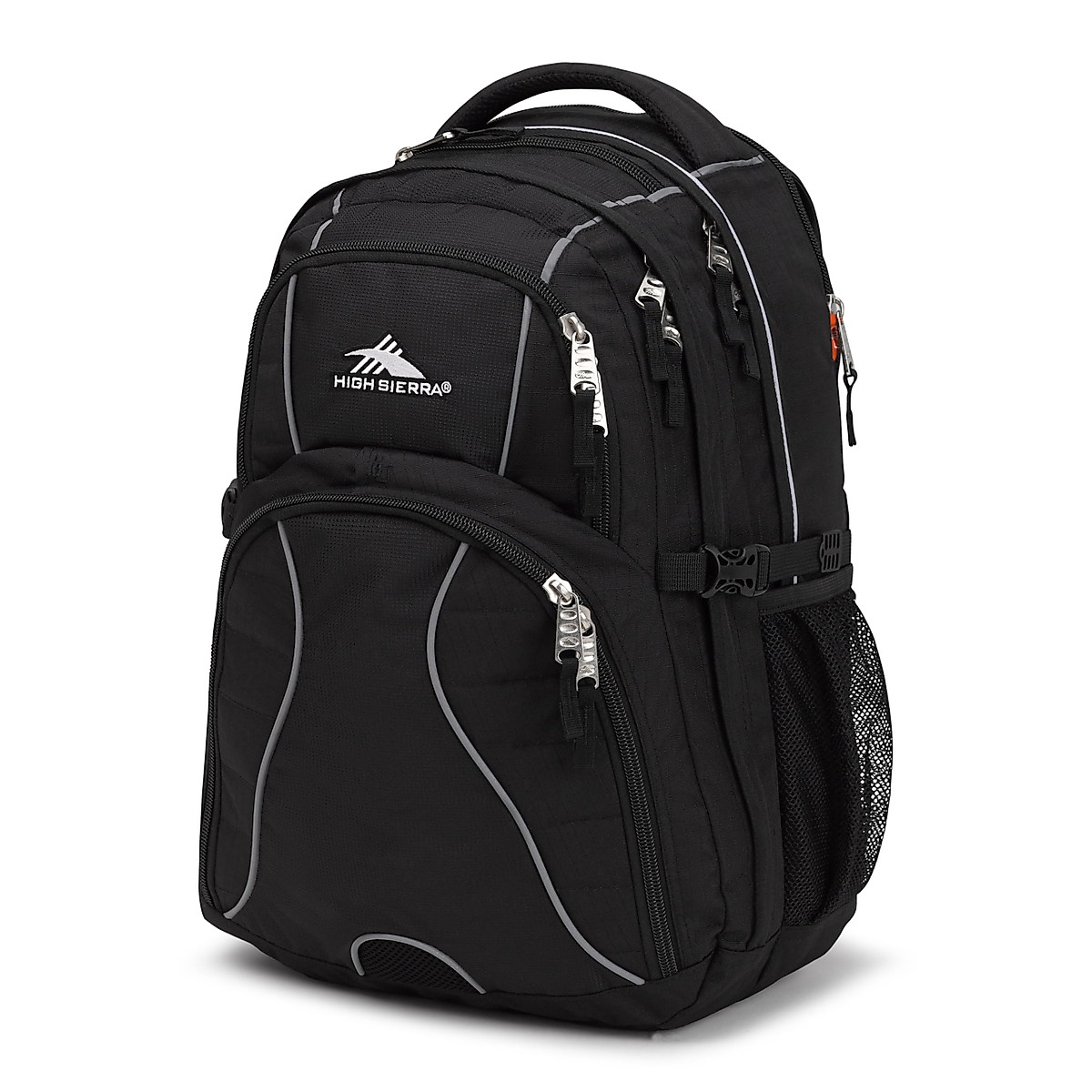 High Sierra Swerve Laptop Backpack, Black, One Size