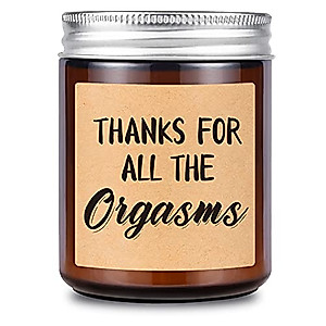 Lavender Scented Candles - Funny Gifts for Husband Men, Anniversary, Naughty Gift for Him, Birthday Gifts for Boyfriend, Engagement Gifts for Fiance, Housewarming Gifts for Friend