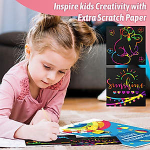 iBayam Art Kit, 251-Pack Art Supplies Drawing Kits, Arts and Crafts Gifts Box for Kids Teen Girls Boys, Art Set Case with Trifold Easel, Scratch Paper, Sketch Pad, Coloring Book, Crayons, Pencils