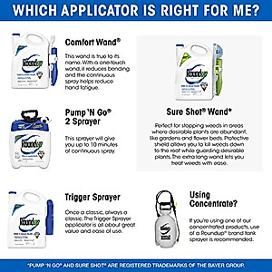 Roundup Concentrate Plus Weed and Grass Killer - Includes Easy Measure Cap, 16 oz.