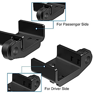 GSTP Front Tow Hook Bracket with 3/4 inch Shackle Mount Compatible with Toyota Tacoma 2009-2021 Black