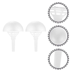 KESYOO 2 Sets Bouquet Material Bridal Bouquets for Bride Boquette Holders Wedding Bouquet Holder Bouquet of Flowers Wedding Foams Bouquet Holders White Cascade Plastic Wedding Flowers