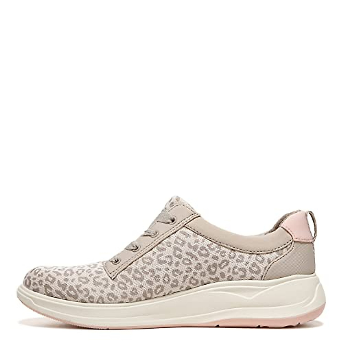 BZees Womens Tag Along Slip-On Sneaker Simply Taupe Leopard 11 M