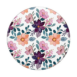Colorful Watercolor Floral Flower Design PopSockets PopGrip: Swappable Grip for Phones & Tablets