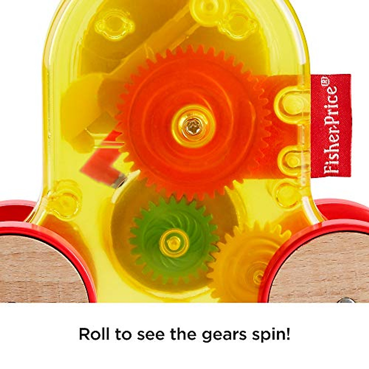 Fisher-Price Rollin’ Surprise Rooster, Push-Along Toy Vehicle for Baby