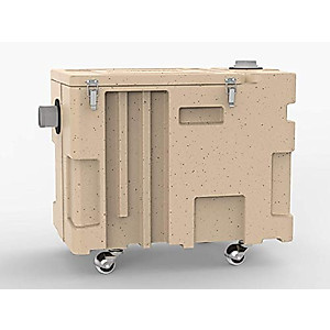 Vodaland - Industrial Grease Trap Intercepter - HDPE with roll Away Wheels, Sediment Trap, and Quick Release Valve.