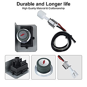 Apromise 67847 Grill Igniter Replacement - Durable Grill Igniters for Weber Genesis 300 Series E/S/EP/CEP 310 320 Grills (2008-2010) with Side-Control | Replacement 81315, 1819-51 Igniter, 2 Outlets