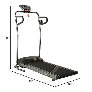 Fitness Reality Tre5000 Compact Folding Electric Treadmill with Heart Pulse