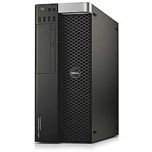 PC Server and Parts High End Precision T5810 Tower Workstation PC - Intel Xeon E5-1650 v4 3.6GHz 6 Core Processor, 2X 1TB SSD Drives, Quadro M5000 Graphics Card, Windows 11 Pro (Renewed) (64GB DDR4)