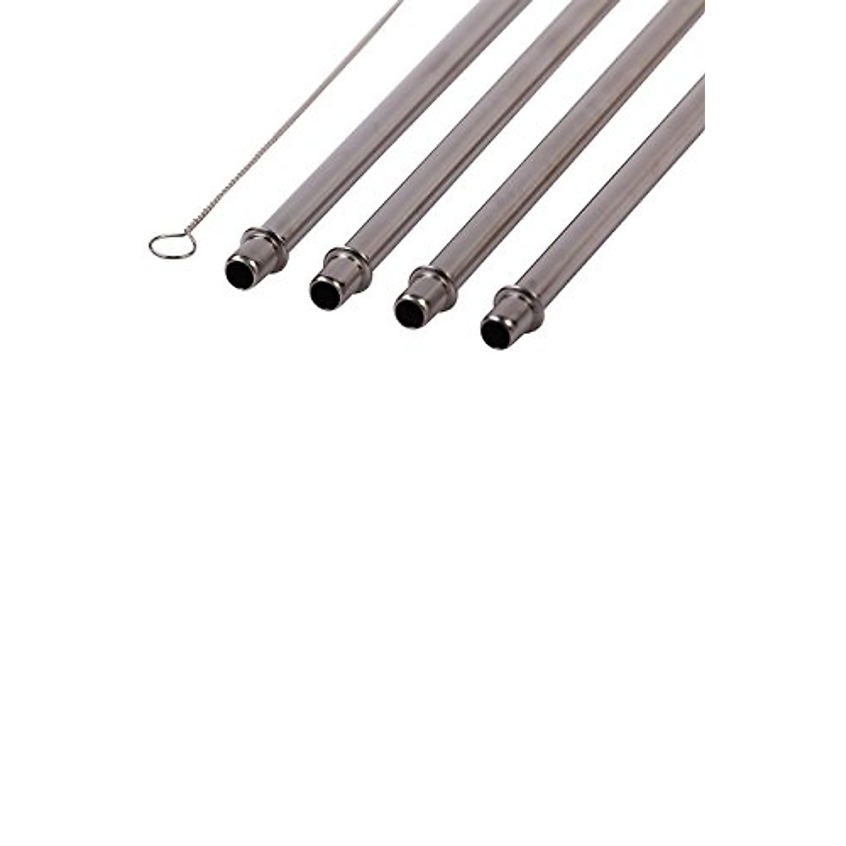 4 WIDE 40-Ounce Stainless Steel Straws (NO CUP) for 40 oz Ozark Trail Double-Wall Rambler Vacuum Cups - CocoStraw Brand Drinking Straw (4 Straws 40oz)