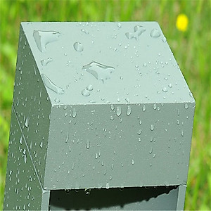 GJCQZQ Pathway Lights LED Lawn Lamp Outdoor Waterproof Simple Modern Aluminum Bollard Light for Villa Garden Park Home Street AC 90-260V Post Lights Decor