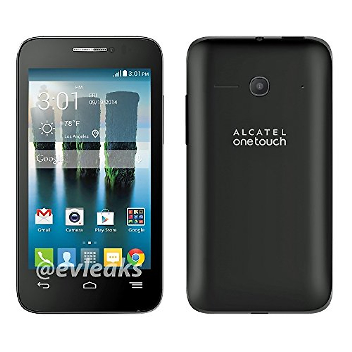 Alcatel Evolve 2 No Contract Phone - Retail Packaging - Black