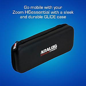 ANALOG CASES Zoom H6essential Case - Custom-Fitted Compact GLIDE Case for Travel